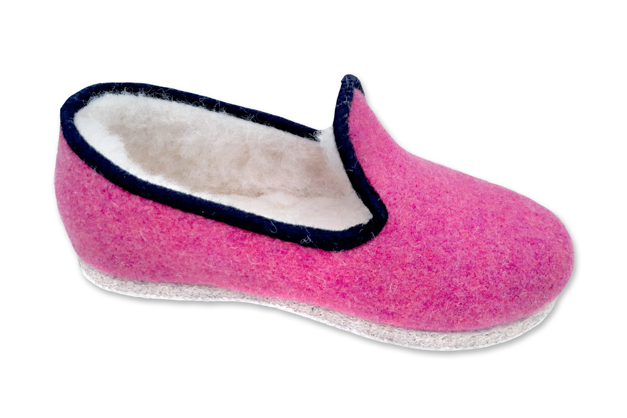 Charentaises "Chausse Mouton" - femme - fuchsia - "modèle Tweed ...